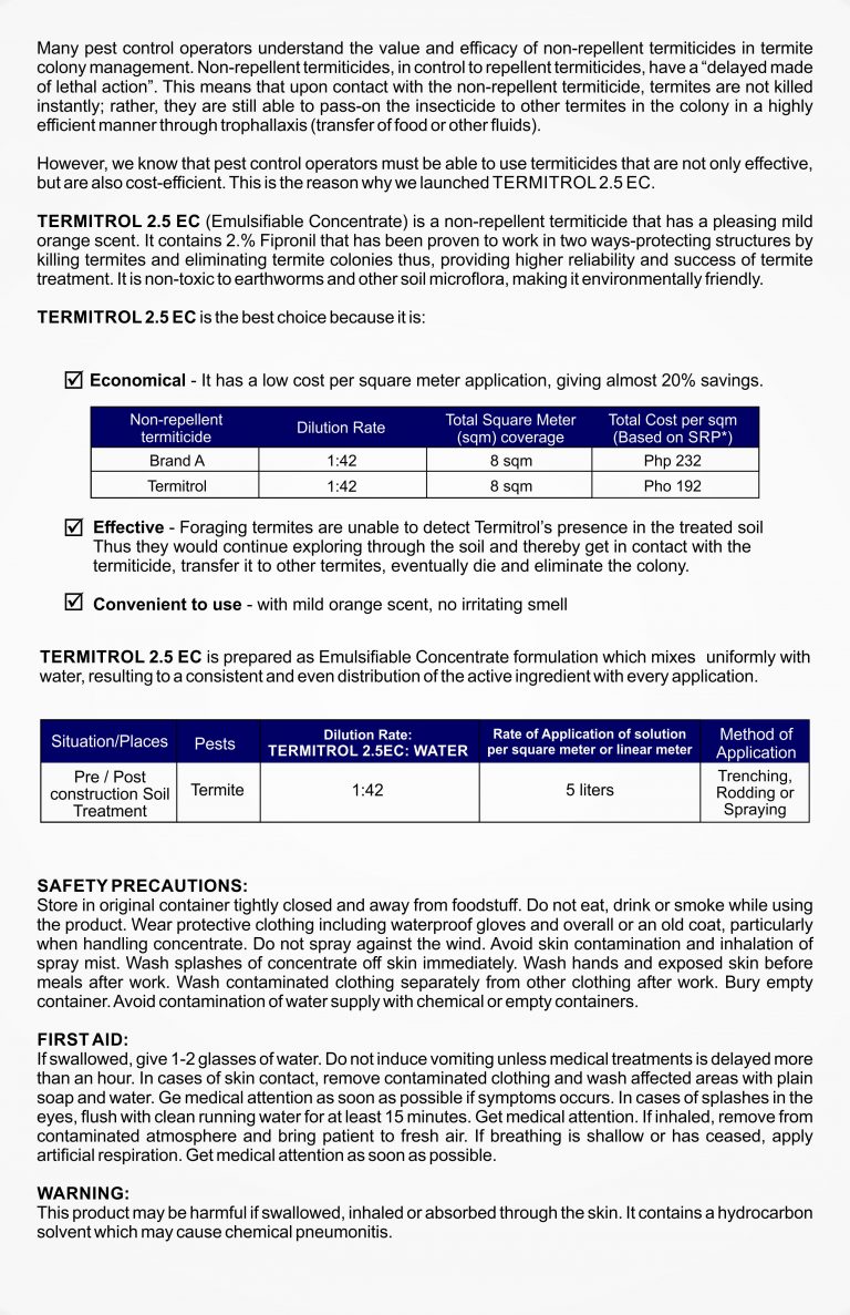 Termite Control - No.1 Termite Pest Control Services in the Philippines